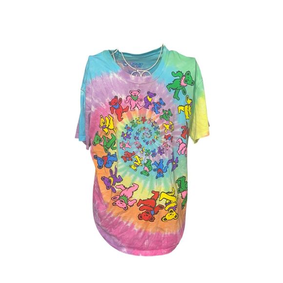 Liquid Blue | Shirts | Vintage Men 995 Liquid Blue Grateful Dead Spiral ...